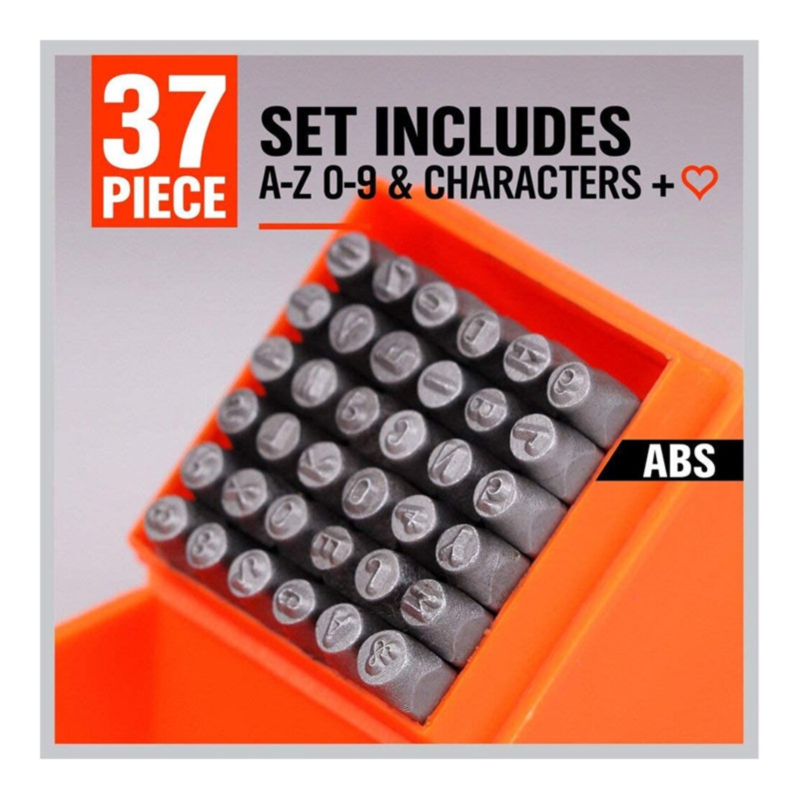 37-piece Number and Letter Stamp Set 1/8 3mm A-Z & 0-9 - Etsy