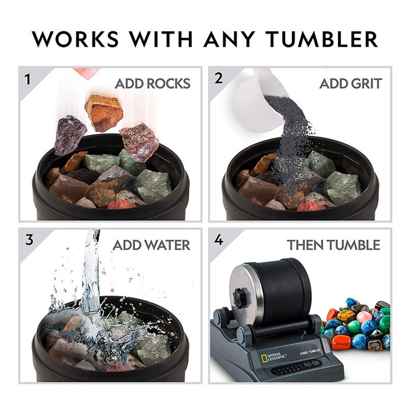 Rock Tumbler Grit 3.28 Pounds Rock Polishing Grit Media - Etsy