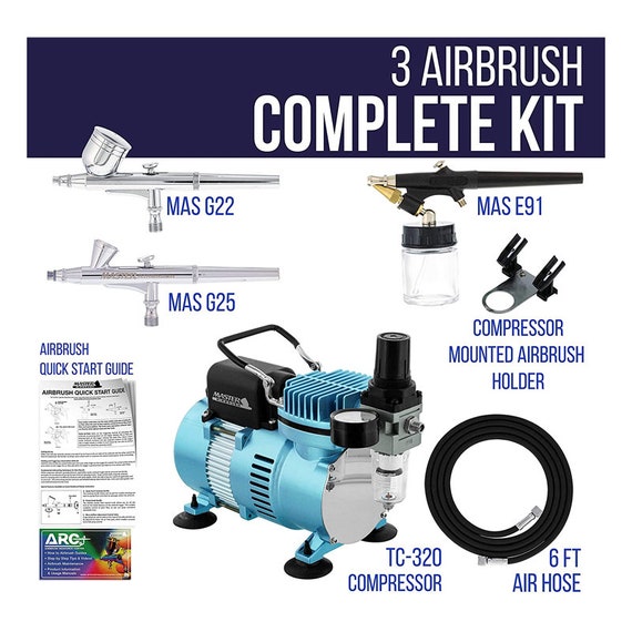 Master Airbrush Cool Runner II Dual Fan Air Compressor Professional ...