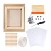 27 Pieces Screen Printing Starter Kit Include 8 X 10 Inch Silk Screen ...