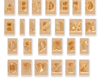 Brass Hot Stamp Letters - Etsy