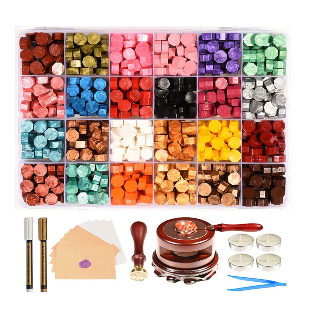 672pcs Wax Letter Seal Kit With Wax Seal Beads Sealing Wax - Etsy