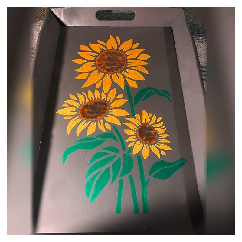 Large Sunflower Stencil 12x15 Inches Reusable Sun Flower - Etsy
