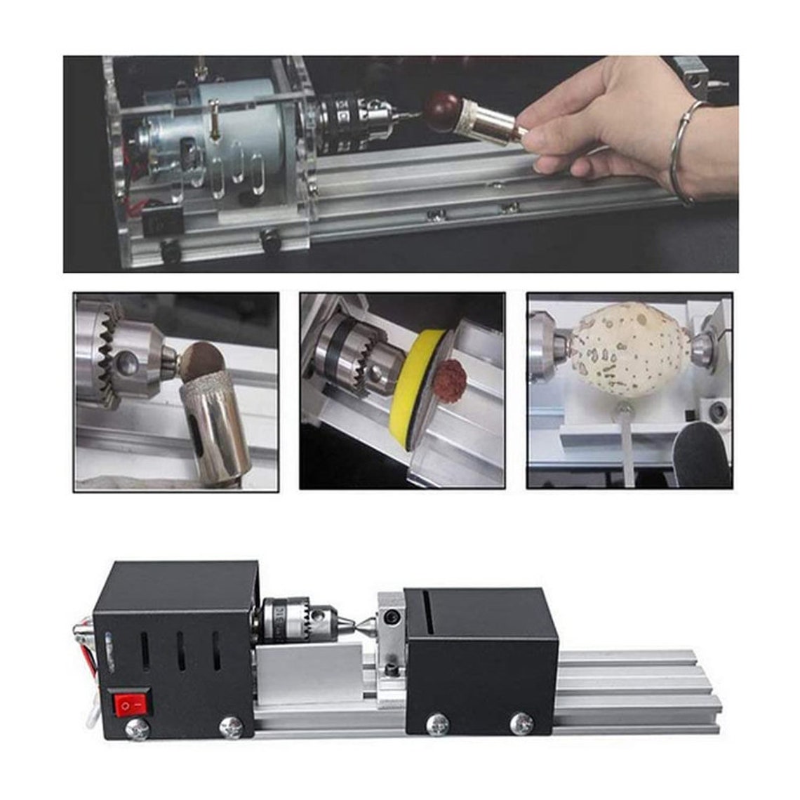 200W Mini Lathe Beads InLoveArts DIY Wood working Wood Lathe | Etsy