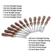 12-pieces Woodworking Wood Carving Tools Chisel Set With Walnut Handle ...
