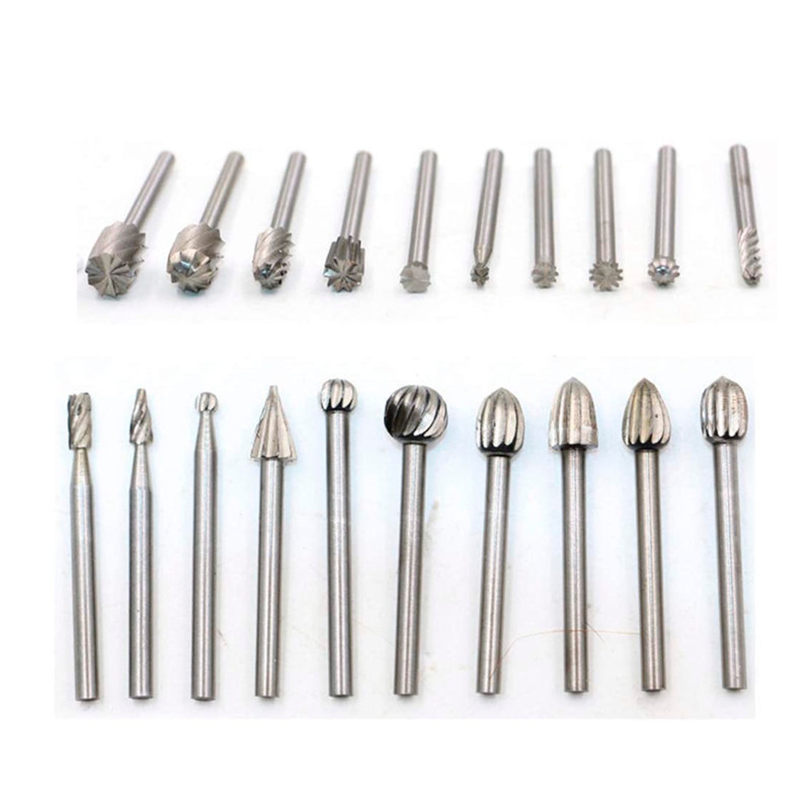 20Pc Carbide Router Bit Set Tungsten Carbide Rotary Burr Set | Etsy