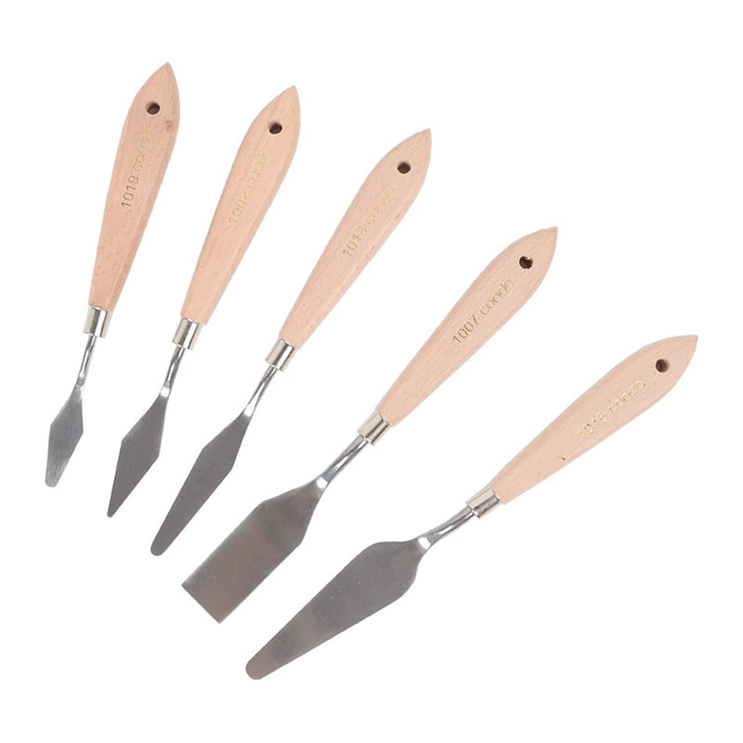 Palette Knife Painting Tools Metal Knives Wood Handle 5 - Etsy
