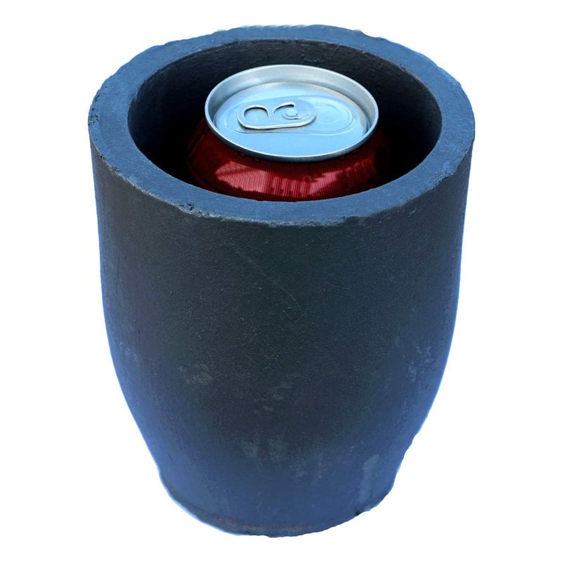 3 4 KG Clay Graphite Foundry Crucible Melting Furnace Refining Gold ...