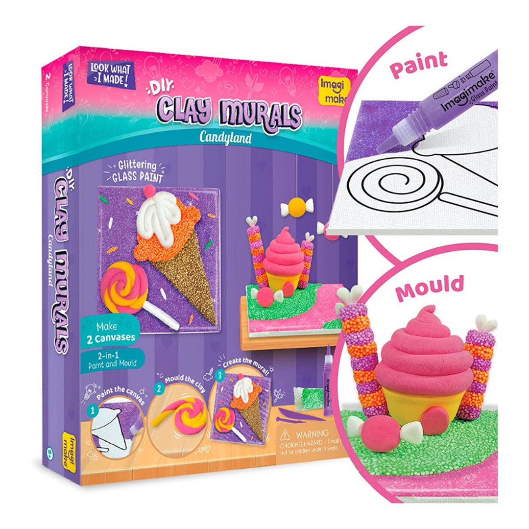 Clay Murals Candyland Modeling Clay for Kids Arts and - Etsy