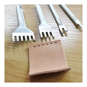 4 PCS Leather Stitching Punch Leather Hole Punch 1/2/4/6 DIY - Etsy