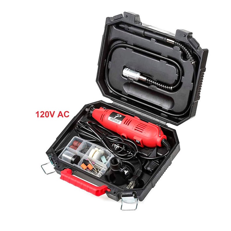 Rotary Tool Kit With 107 Accessories and Flex Shaft Variable - Etsy