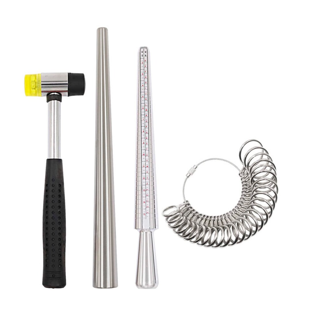 Ring Mandrel Ring Sizer Tool Steel Ring Sizing Gauge Sizersset - Etsy