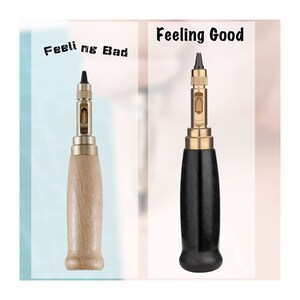 Japanese Screw Punch, Screw Hole Punch,6 Tip Sizes Leather Paper Craft ...