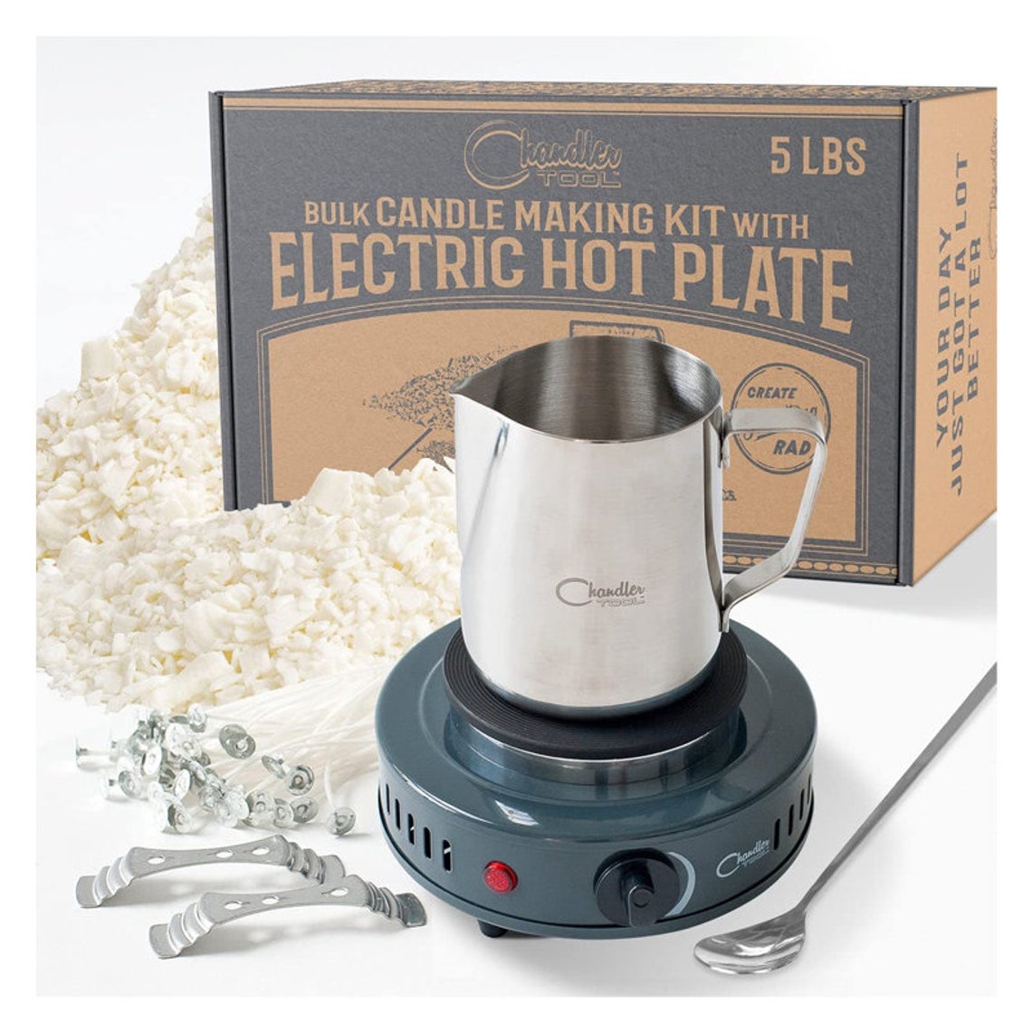 Making Kit With Electronic Hot Plate DIY Candle Maker - Etsy