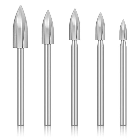 Carving Engraving Drill Bit Set Woodworking Milling Cutters | Etsy