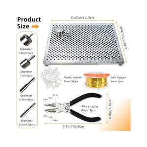 The Hobbyworker Wire Wrapping Kit Wire Jig With Jewelry Craft - Etsy