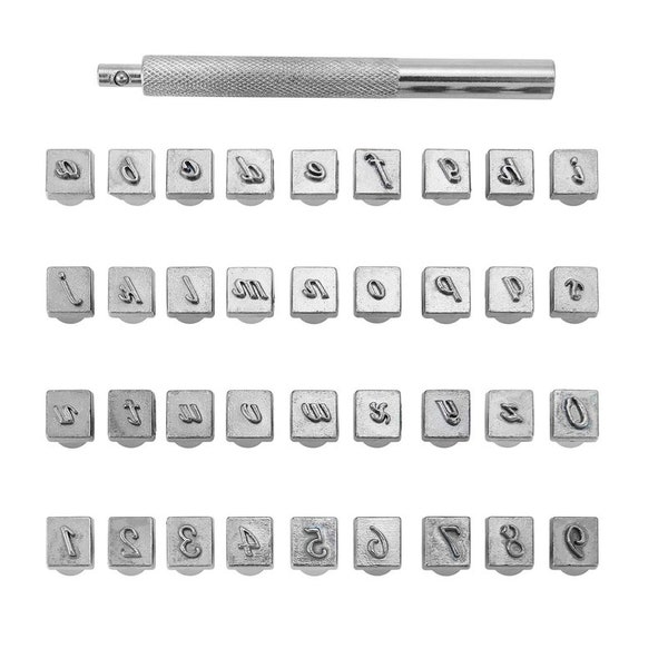 Cursive Alphabet Stamps - Etsy