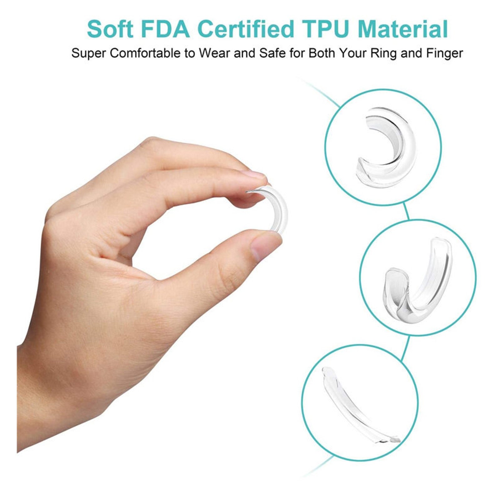 Invisible Ring Size Adjuster for Loose Rings Ring Adjuster Fit - Etsy