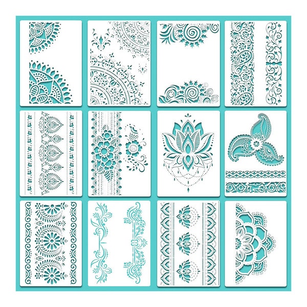 Large Mandala Stencil - Etsy