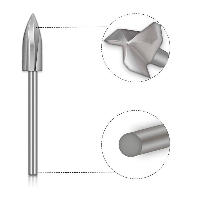 Carving Engraving Drill Bit Set Woodworking Milling Cutters - Etsy