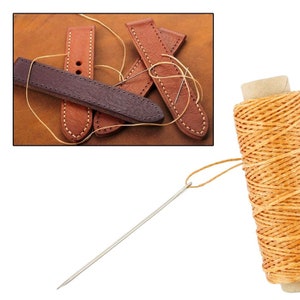 264 Yards 150D Leather Sewing Waxed Thread Cord for Leather - Etsy