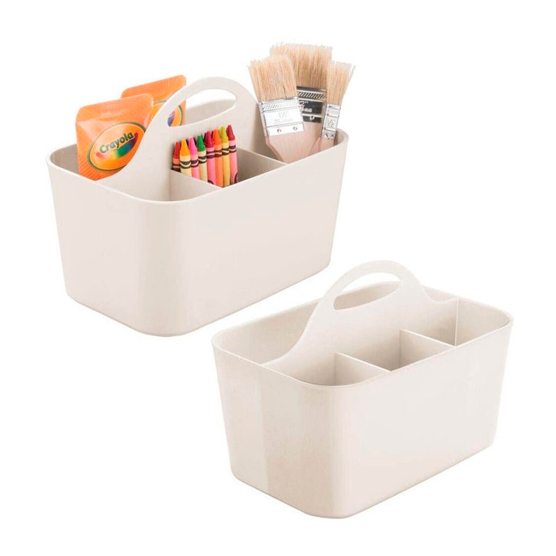 Plastic Portable Craft Storage Organizer Caddy Tote Divided - Etsy