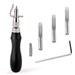 Leather Groover Toolblack 7 in 1 Pro Adjustable Stitching - Etsy