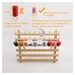 60 Spools Wooden Thread Rack/thread Holder Organizer With - Etsy