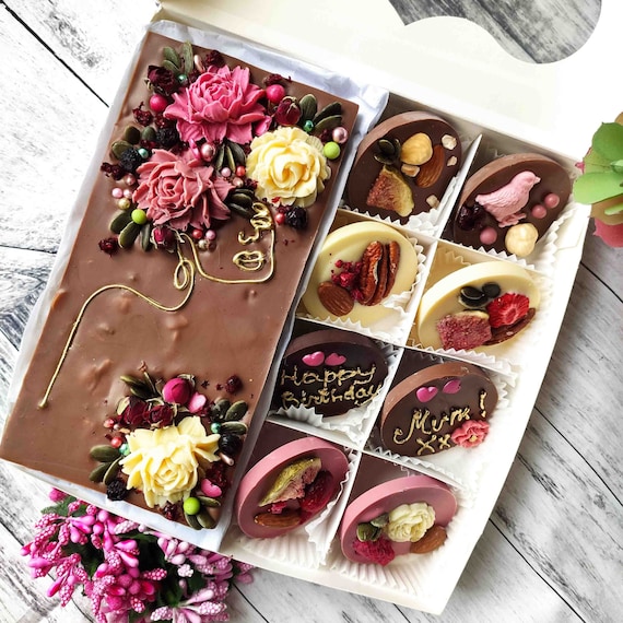 Exclusive Personalised Chocolate 'the Gold Lady' - Etsy UK