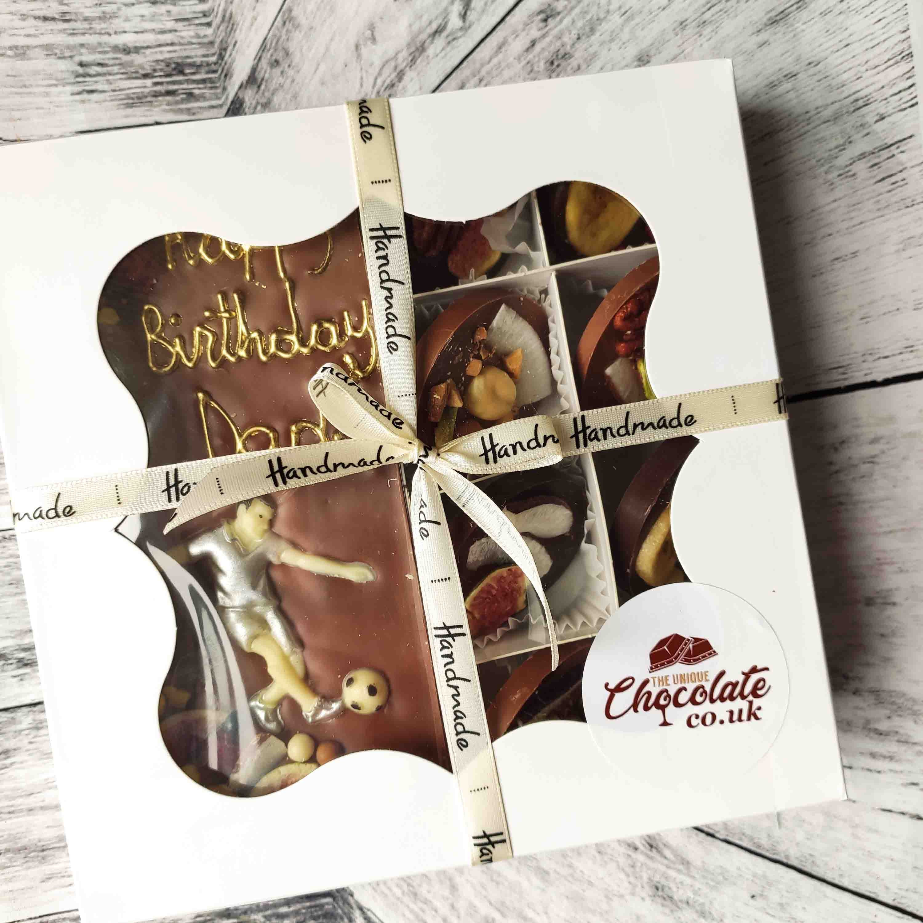 Football Chocolate Bar, Personalised Gift Idea for Him - Etsy UK