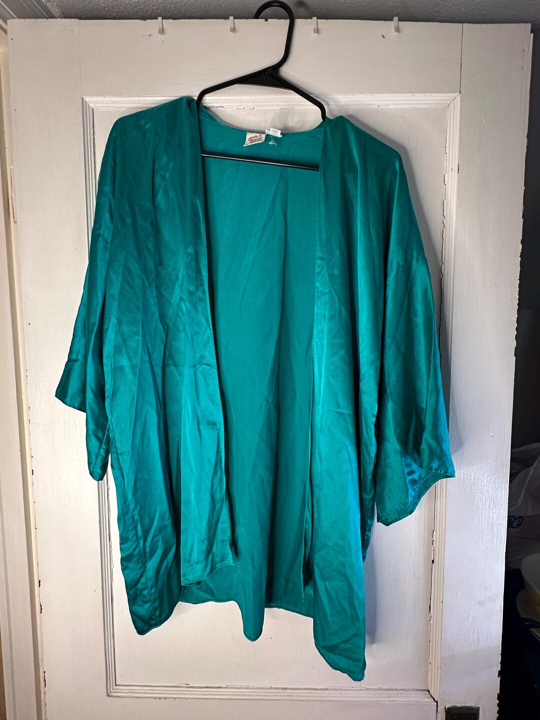Vintage Victoria Secret Silk Teal Cover up One Size Hong Kong - Etsy