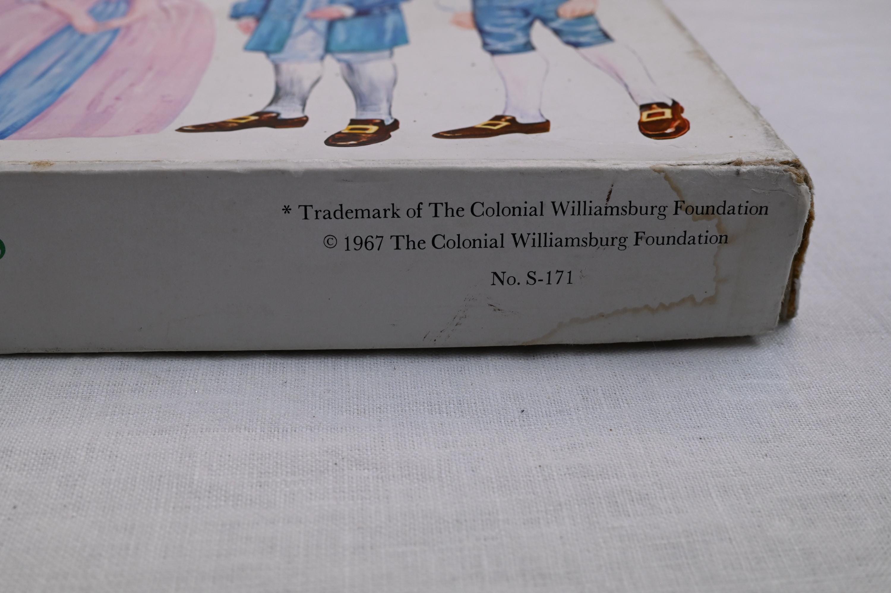 Vintage Williamsburg Colonial Paper Dolls - Etsy