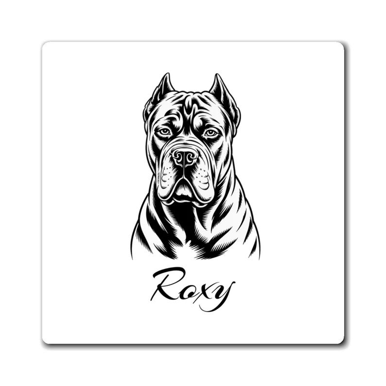 Cane Corso Magnet: Custom Dog Name, Personalized Pet, Unique Home Decor ...