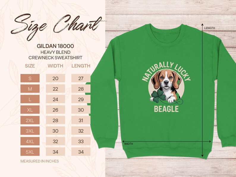 Naturally Lucky Beagle T-shirt, St Patricks Day Sweatshirt, Dog Lover ...
