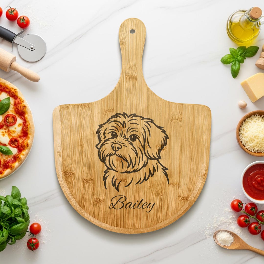Personalized Maltese Dog Charcuterie Board: Custom Pet Name Serving ...
