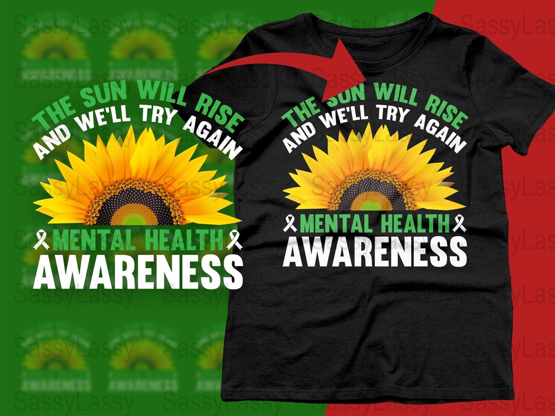 Sunflower Mental Health Poster, Digital Print, Bright Sunflower Wall ...