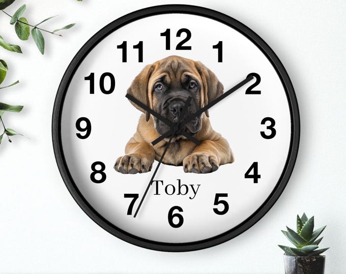 Personalized Dog Breed Clock – 3D Printed Pet Memorial, Desk or Wall ...