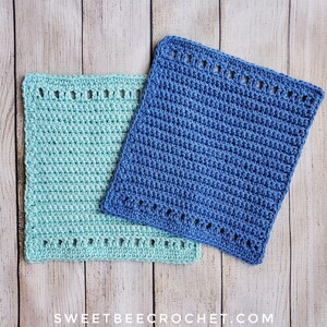 Textured Back Loop Washcloth (crochet Pattern) - Etsy