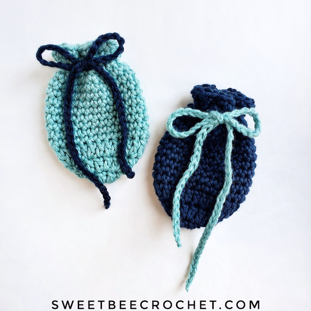 Mini Crochet Drawstring Pouch (crochet Pattern) - Etsy