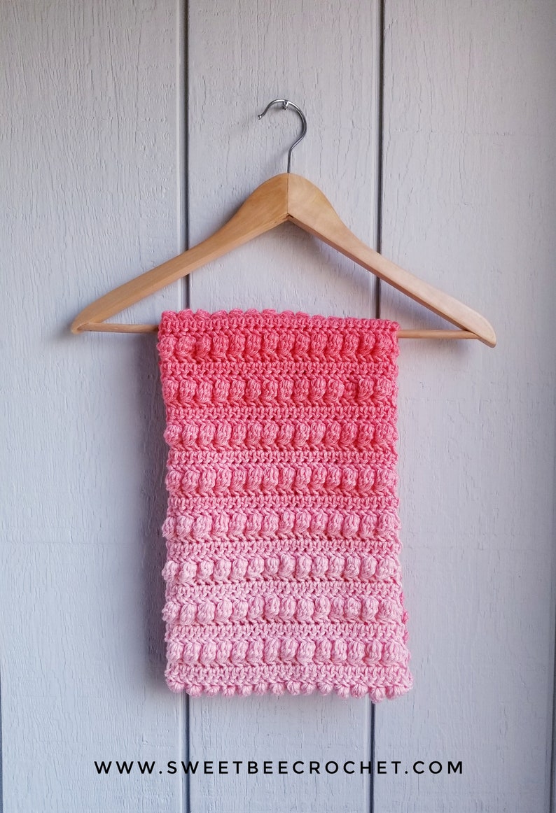Bobble Row Crochet Cowl Crochet Pattern Etsy