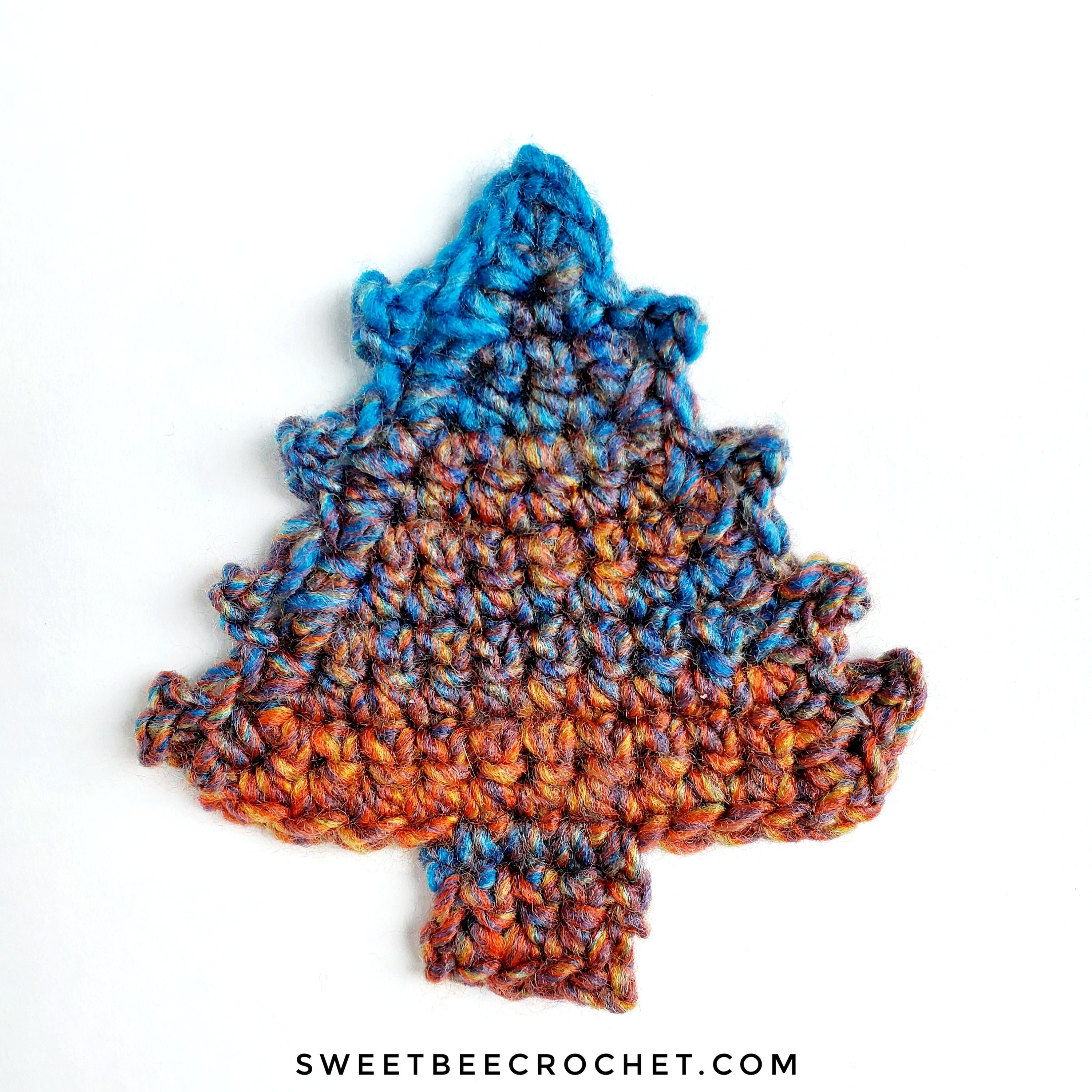 Christmas Tree Applique crochet Pattern - Etsy
