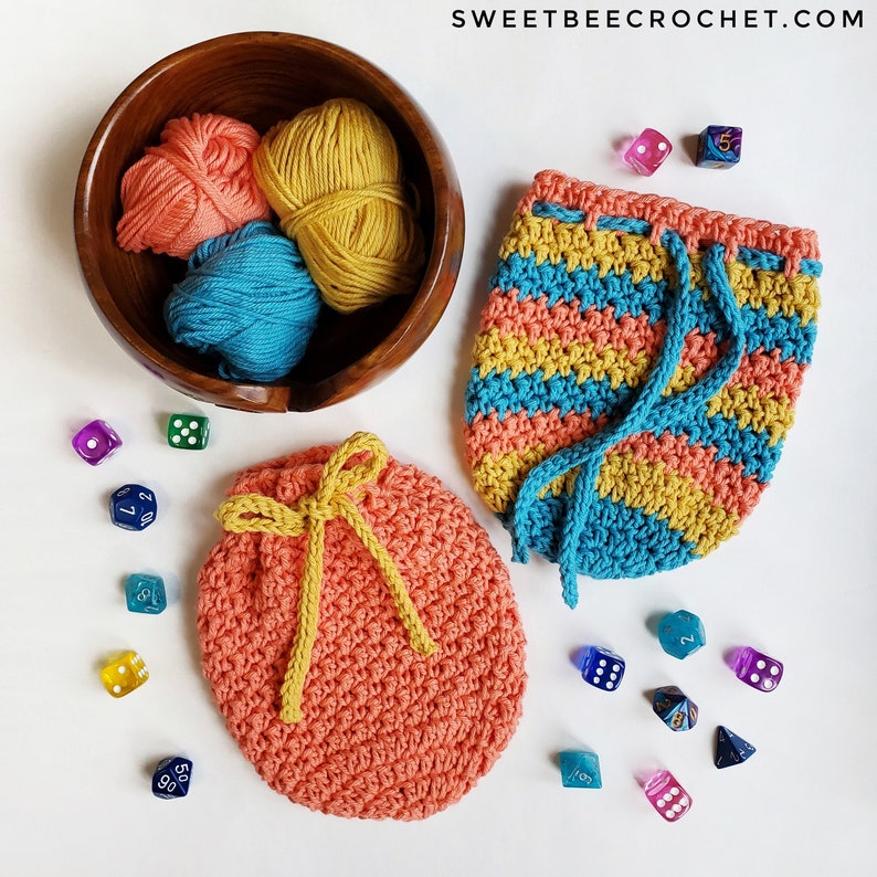 Crochet Dice Bag (crochet Pattern) - Etsy