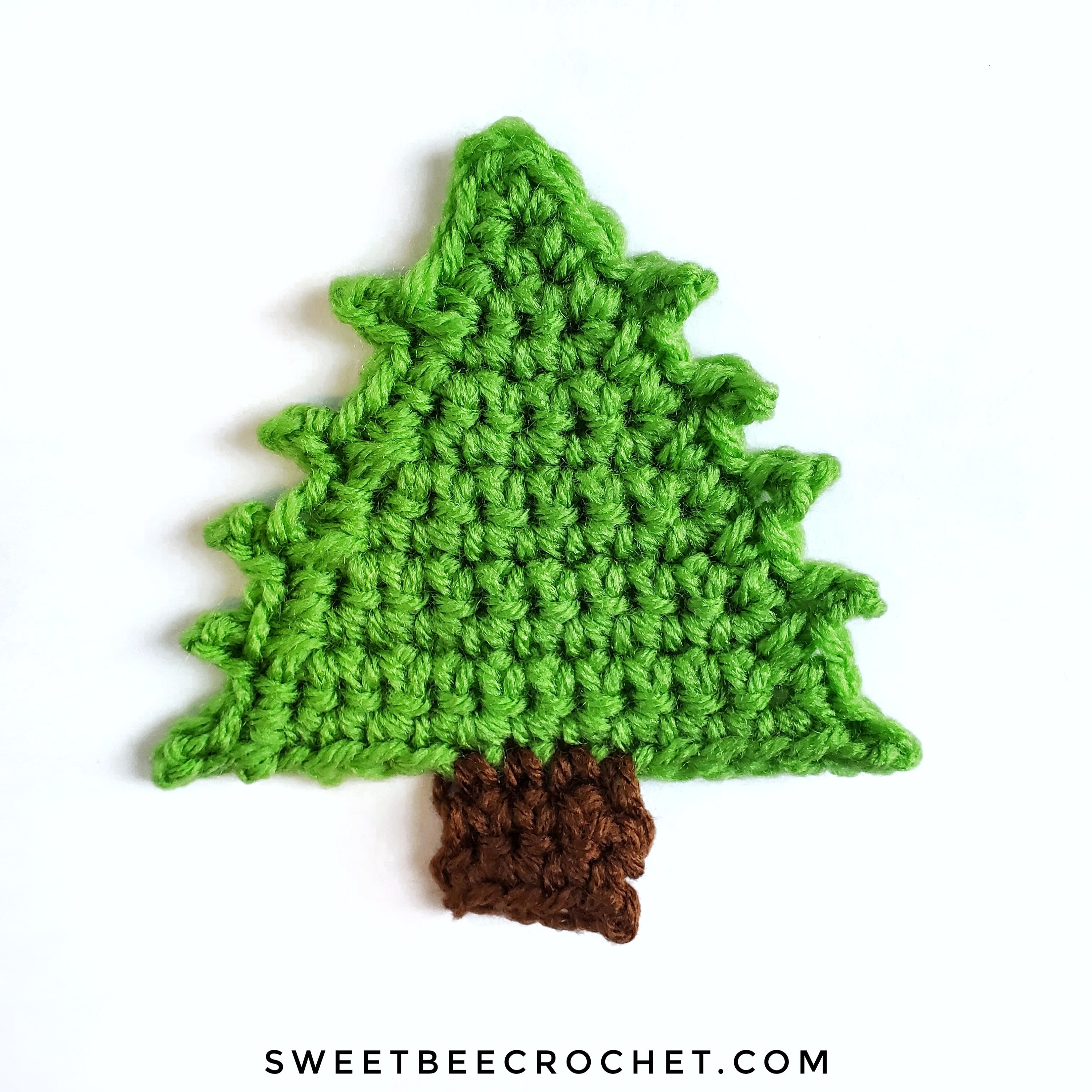 Christmas Tree Applique crochet Pattern - Etsy