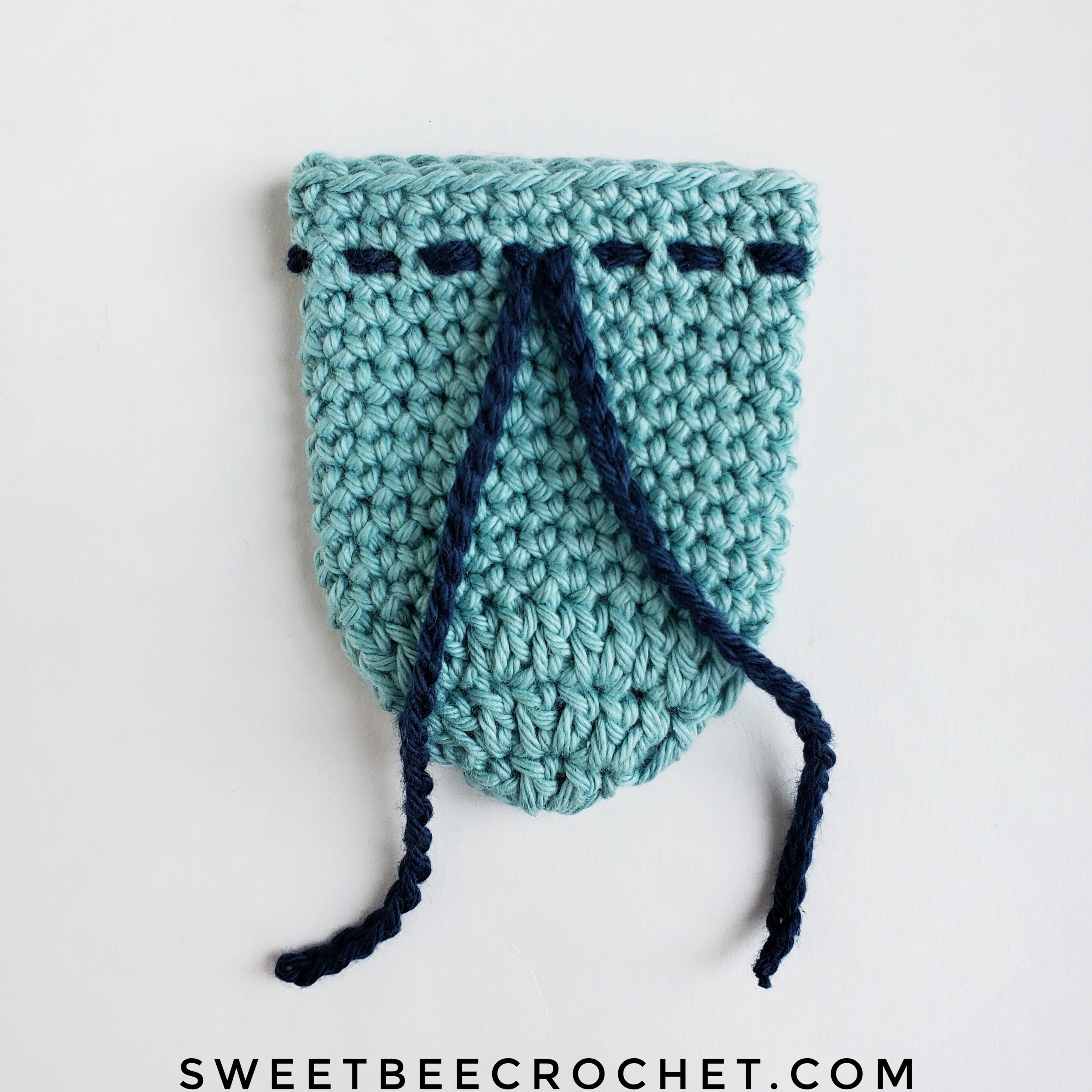 Mini Crochet Drawstring Pouch (crochet Pattern) - Etsy