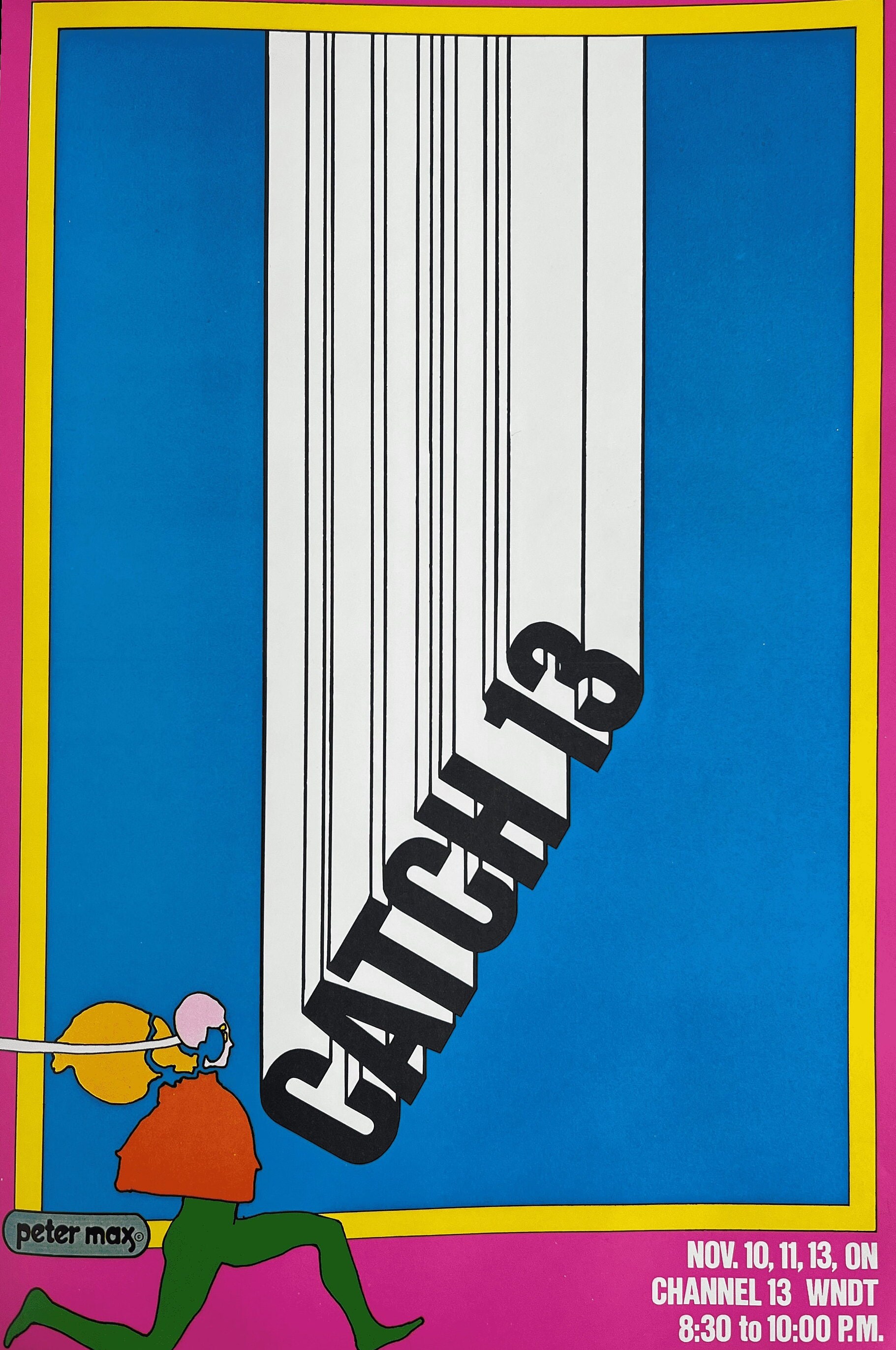 Peter Max Catch 13 From "poster Book" 1970 Good Condition - Etsy