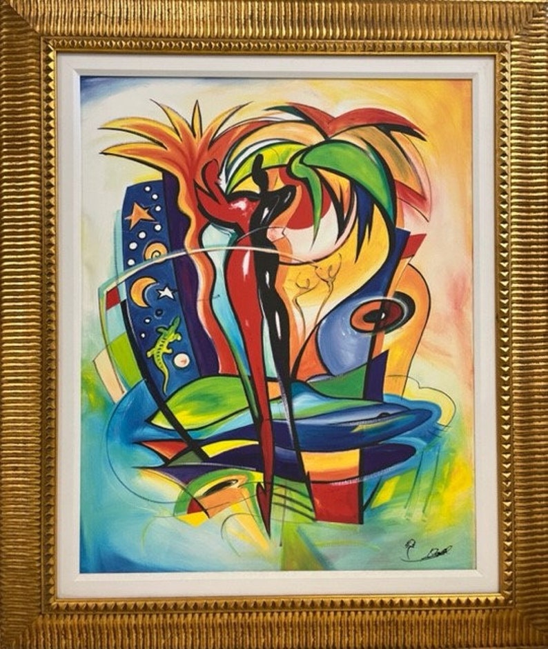 Cosmic Gecko by Alfred "alex" Gockel" Abstract Art - Etsy