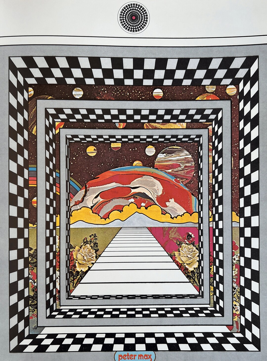 Cosmic Window by Peter Max Psychedelic Pop Art Poster From "poster Book ...