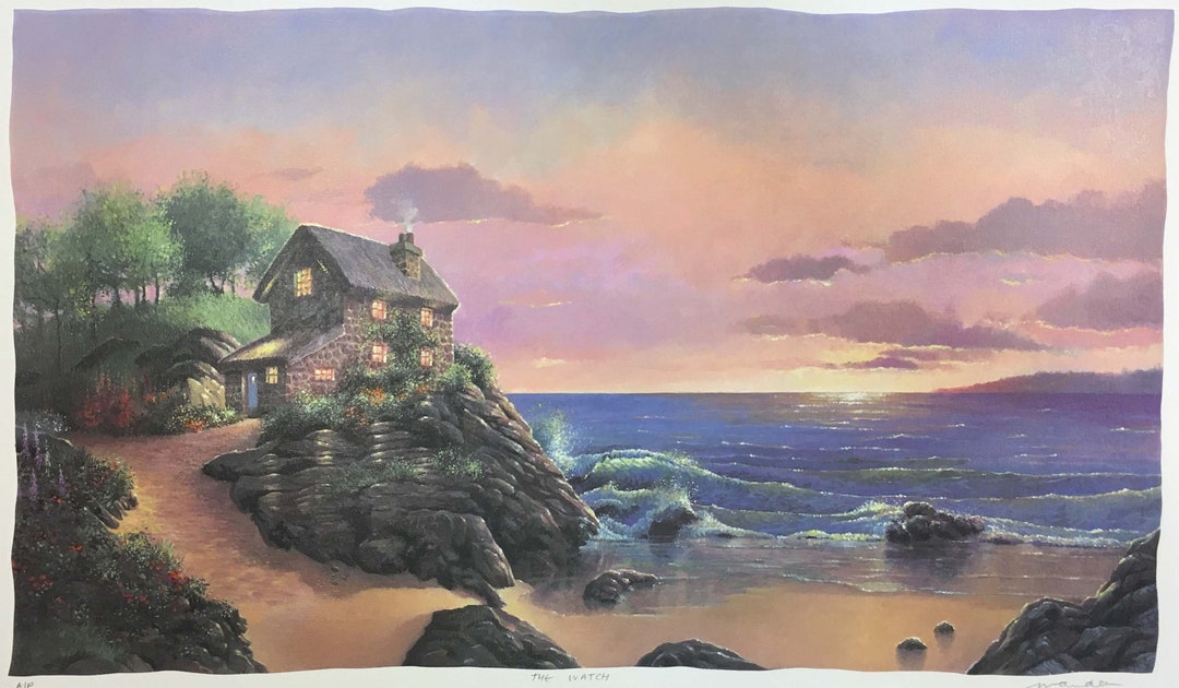 The Watch by Andrew Warden LTD Edition Serigraph - Etsy
