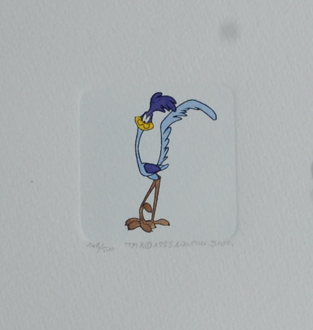 Warner Brothers Road Runner Etching II Framed Animation Art - Etsy