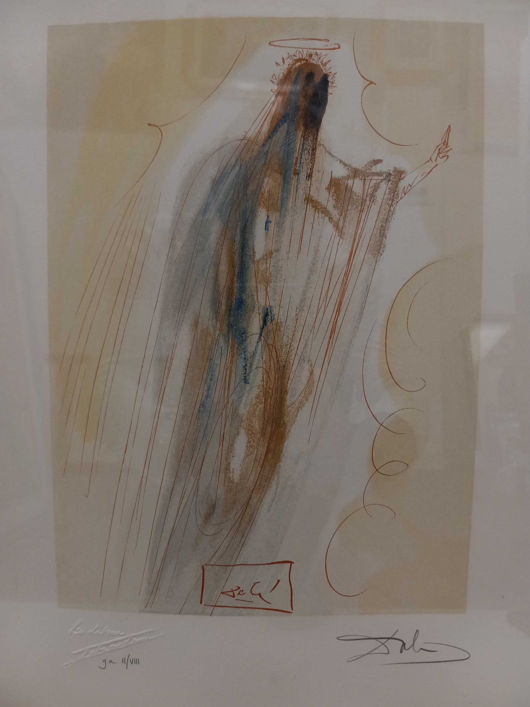 Salvador Dali Divine Comedy - The Creation of the Angels - Paradise 29 ...